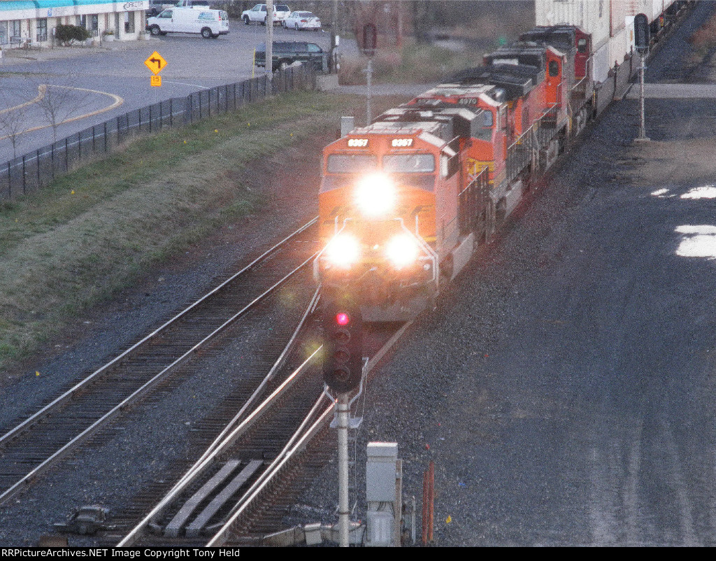 Southbound Intermodal At Dawn